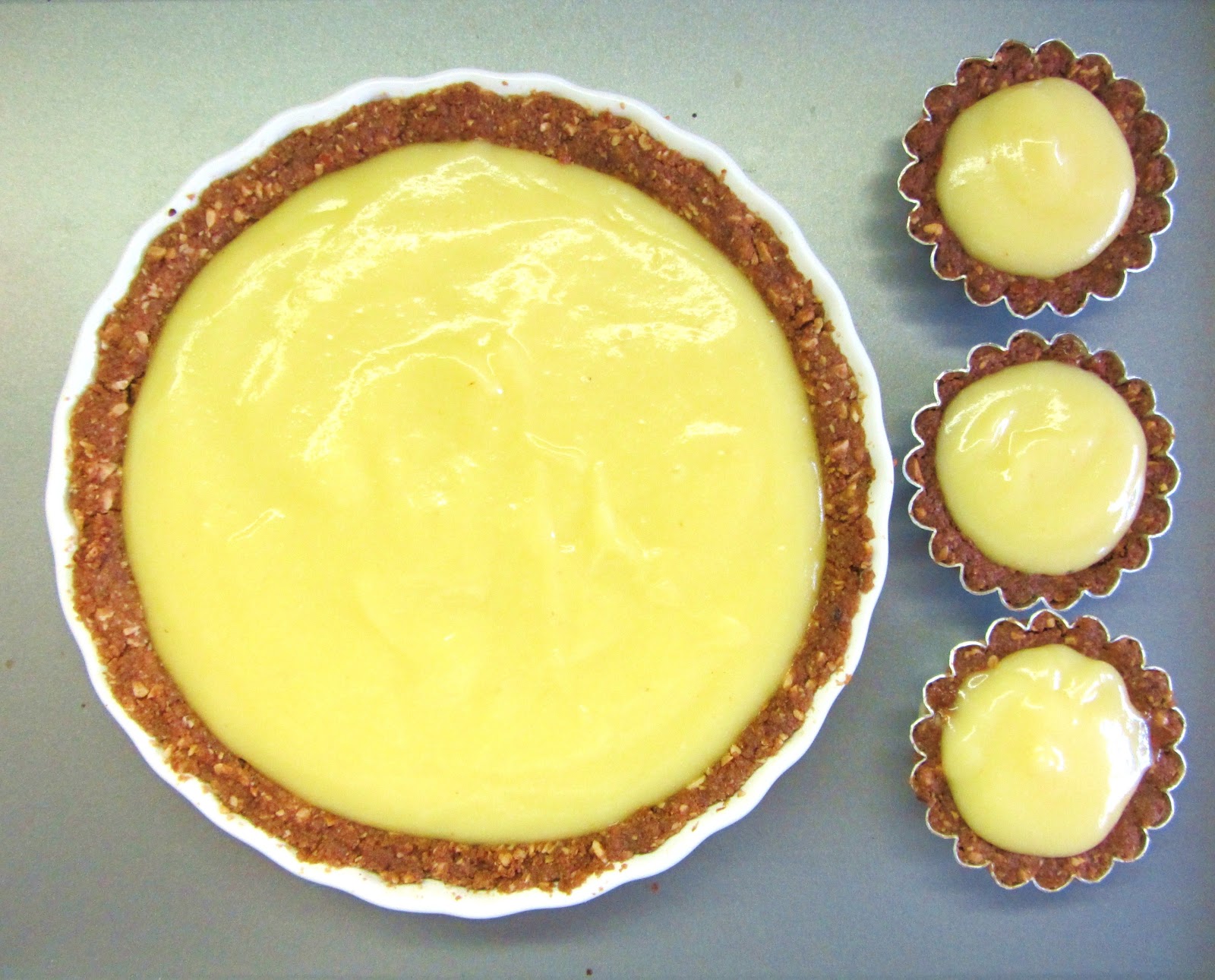 Let's eat......simple!: Lemon Tart with Blueberry and the Three Tartlets