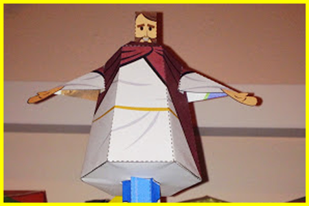 The Paper Custodian: The Paper Custodian Builds: Jesus Has Risen ...