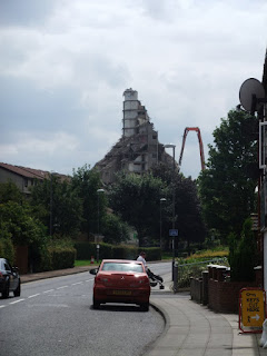 Photographs Of Newcastle: Derwent Tower (Dunston Rocket) Demolition Photos