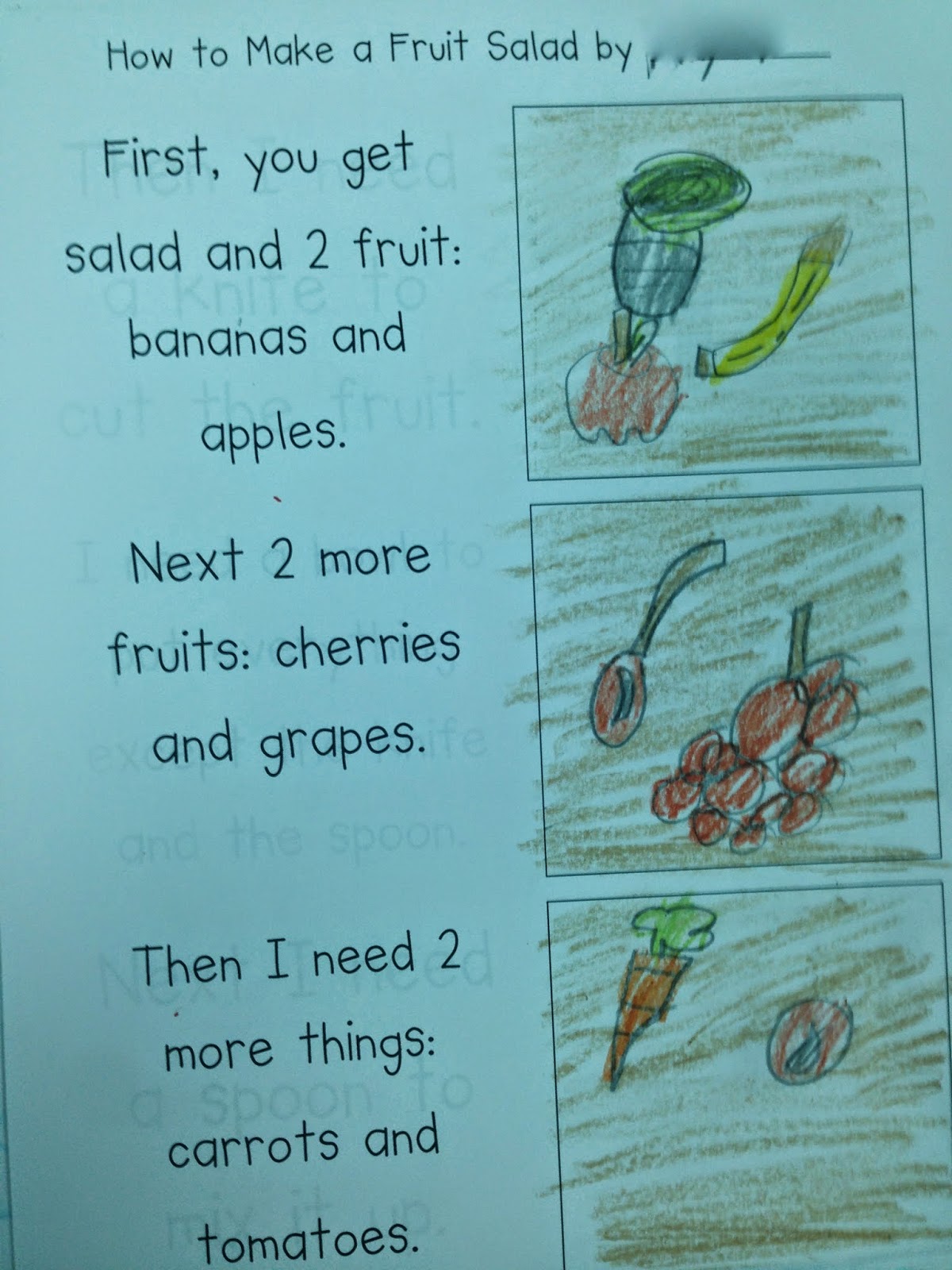 The Adventures of a K/1 Teacher: K/1 Procedural Writing Unit: Recipes