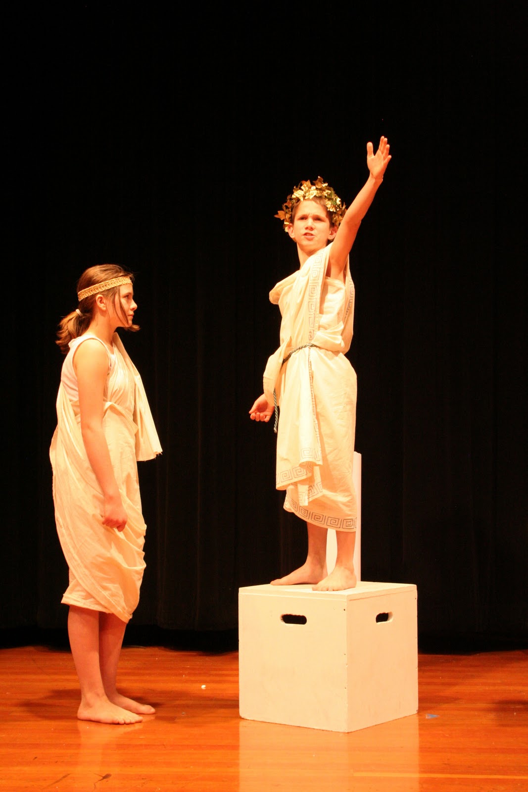 "Circus Olympus" ... Greek Theatre!: King Midas Production Photos