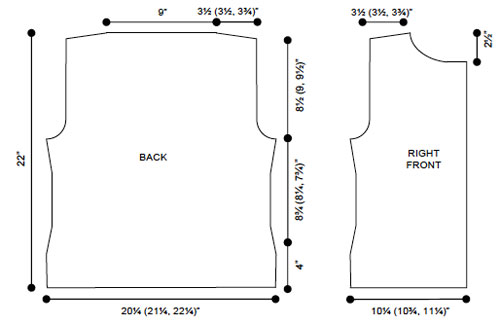 Ultimate Sweater Machine: Textured Collard Vest - Free USM Pattern