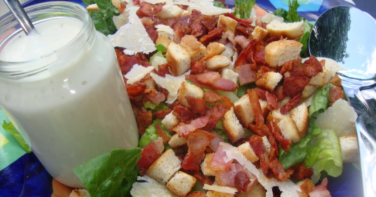 Frostrosor: Caesarsallad med hemgjord caesardressing