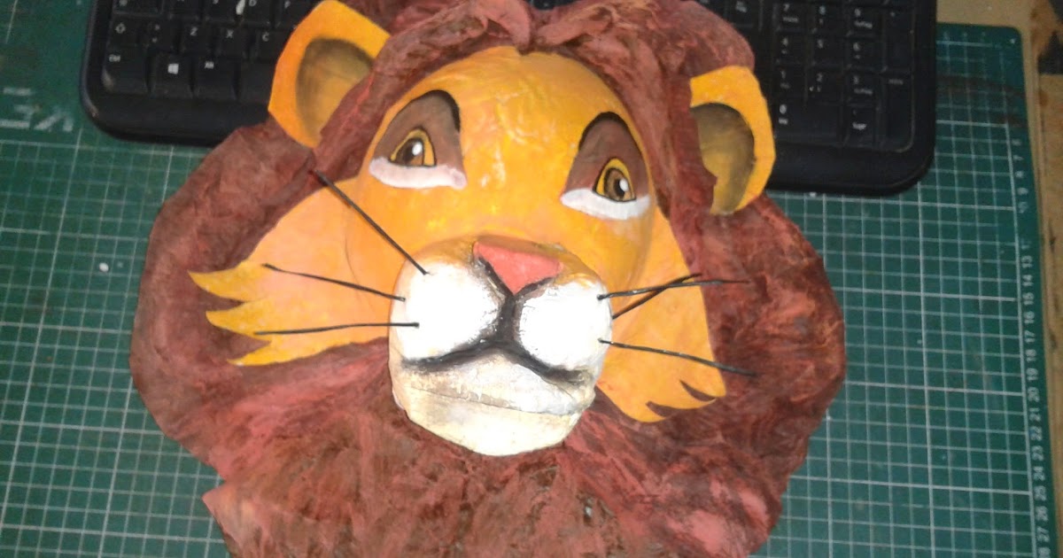 MAQUETAS DIBUJOS DISEÑOS: MÁSCARA DEL REY LEON