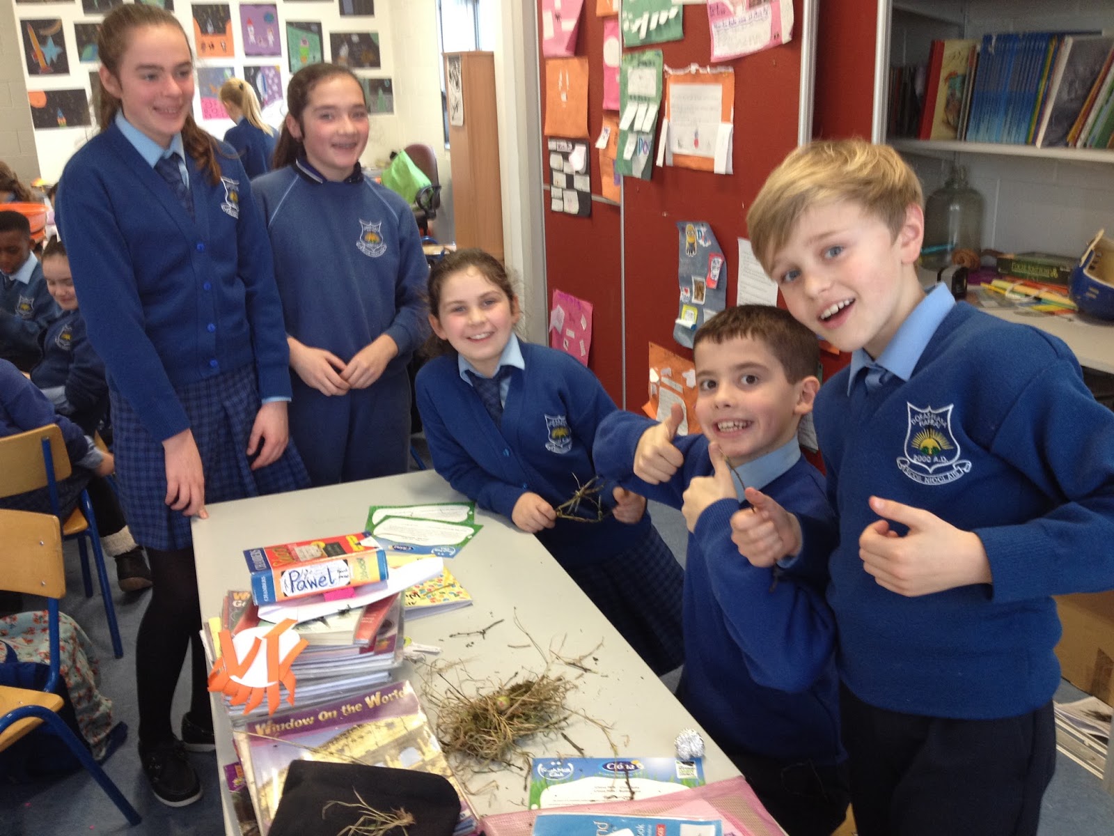 4th Class Scoil Nioclais: Nest Building
