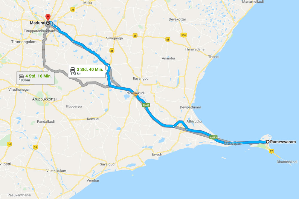 Move-Art: Rameswaram to Madurai