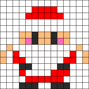 Fichas de Primaria: Cuadrículas de navidad