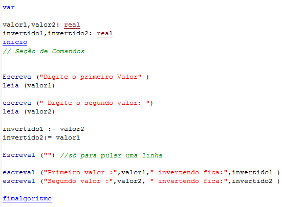 Posso ajudar ?: VISUALG: Exercícios Para Iniciantes