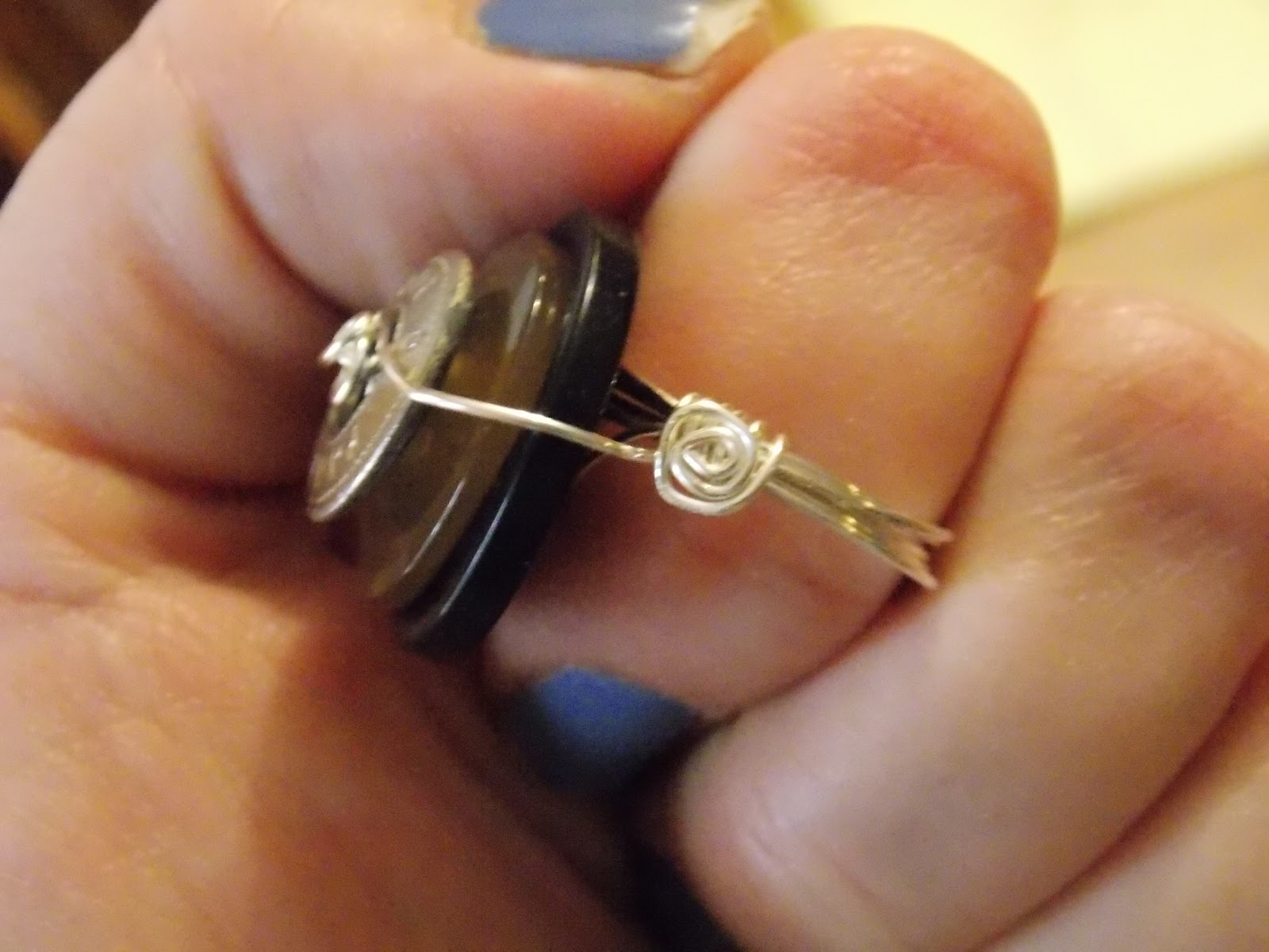 Keep Calm and KERRI On: DIY Button Rings