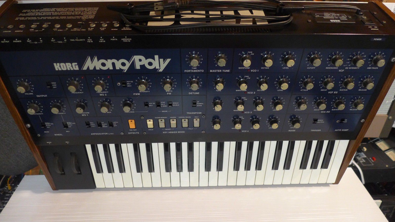MATRIXSYNTH: Korg MONO / POLY Vintage Analog Synthesizer SN 372075