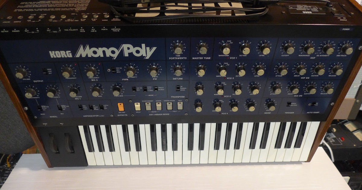 MATRIXSYNTH: Korg MONO / POLY Vintage Analog Synthesizer SN 372075