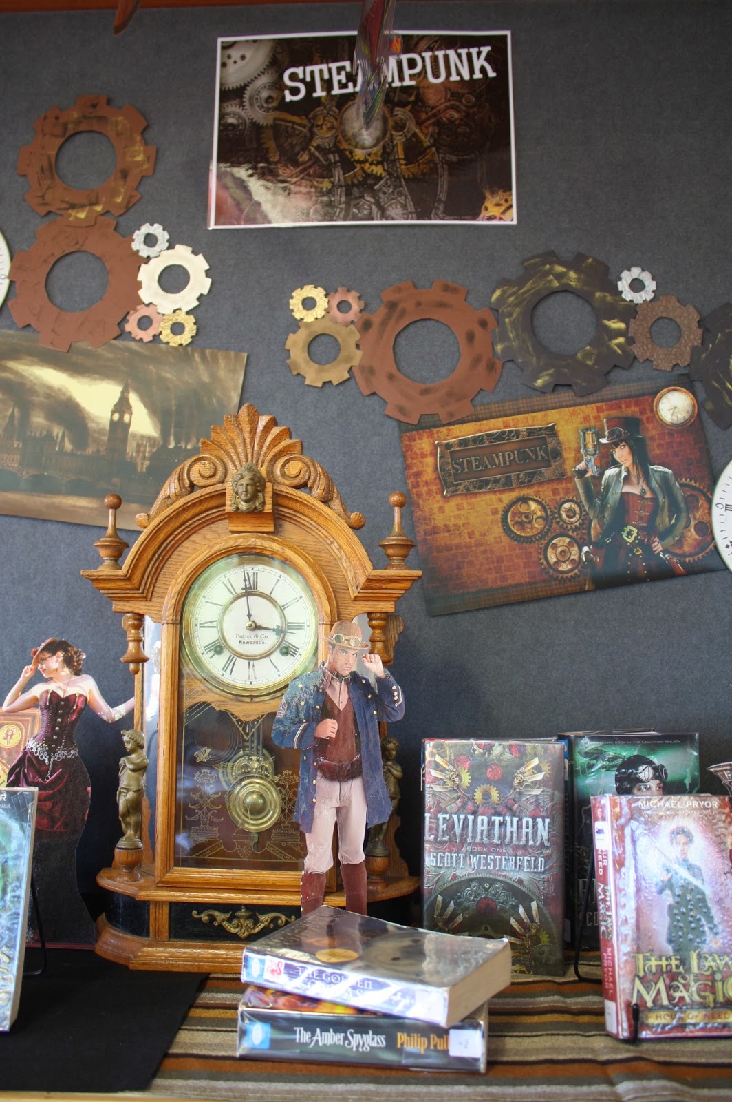 Library Displays: Steampunk