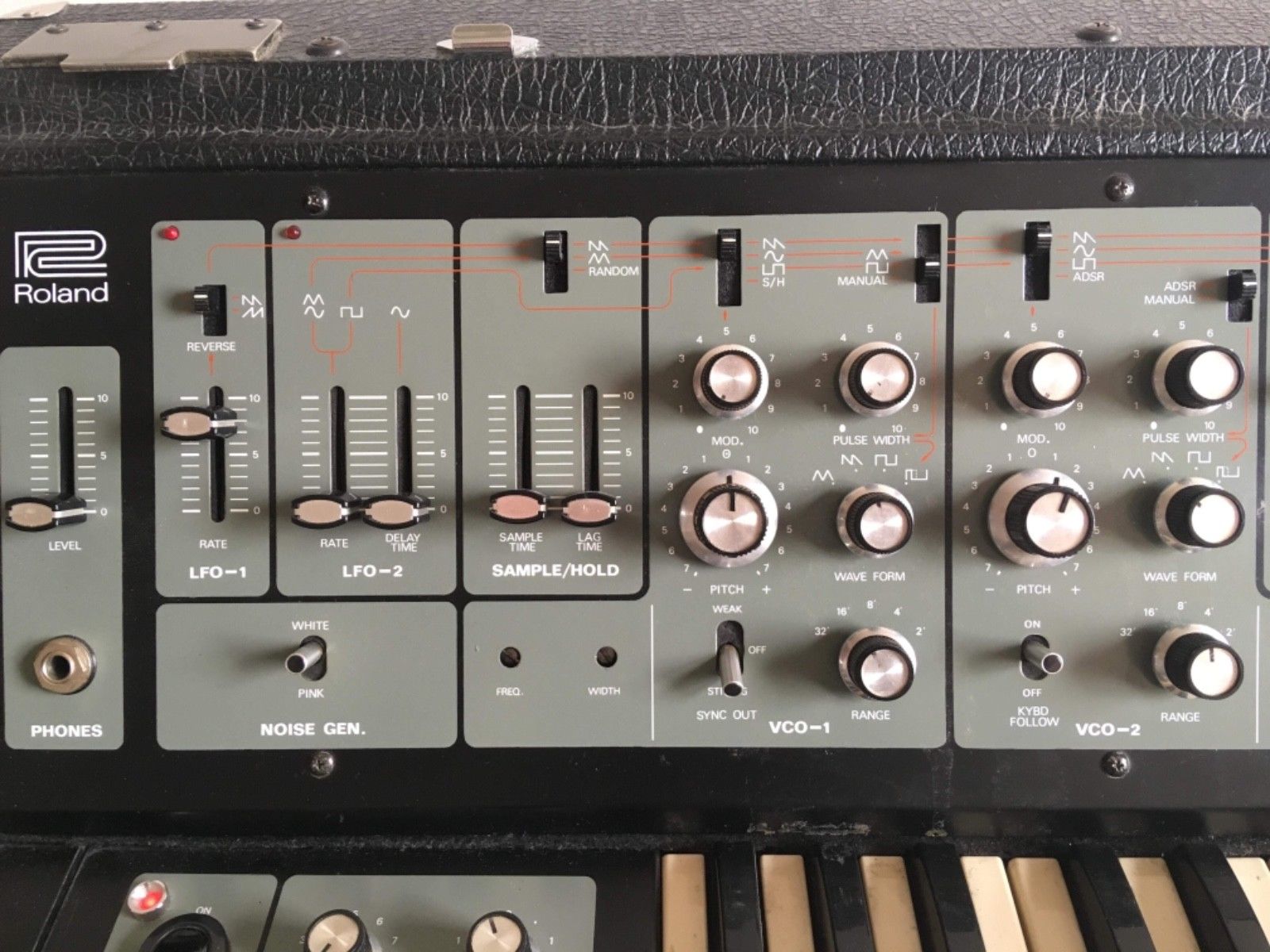 MATRIXSYNTH: Roland SH-5 Vintage Synthesizer SN 470706
