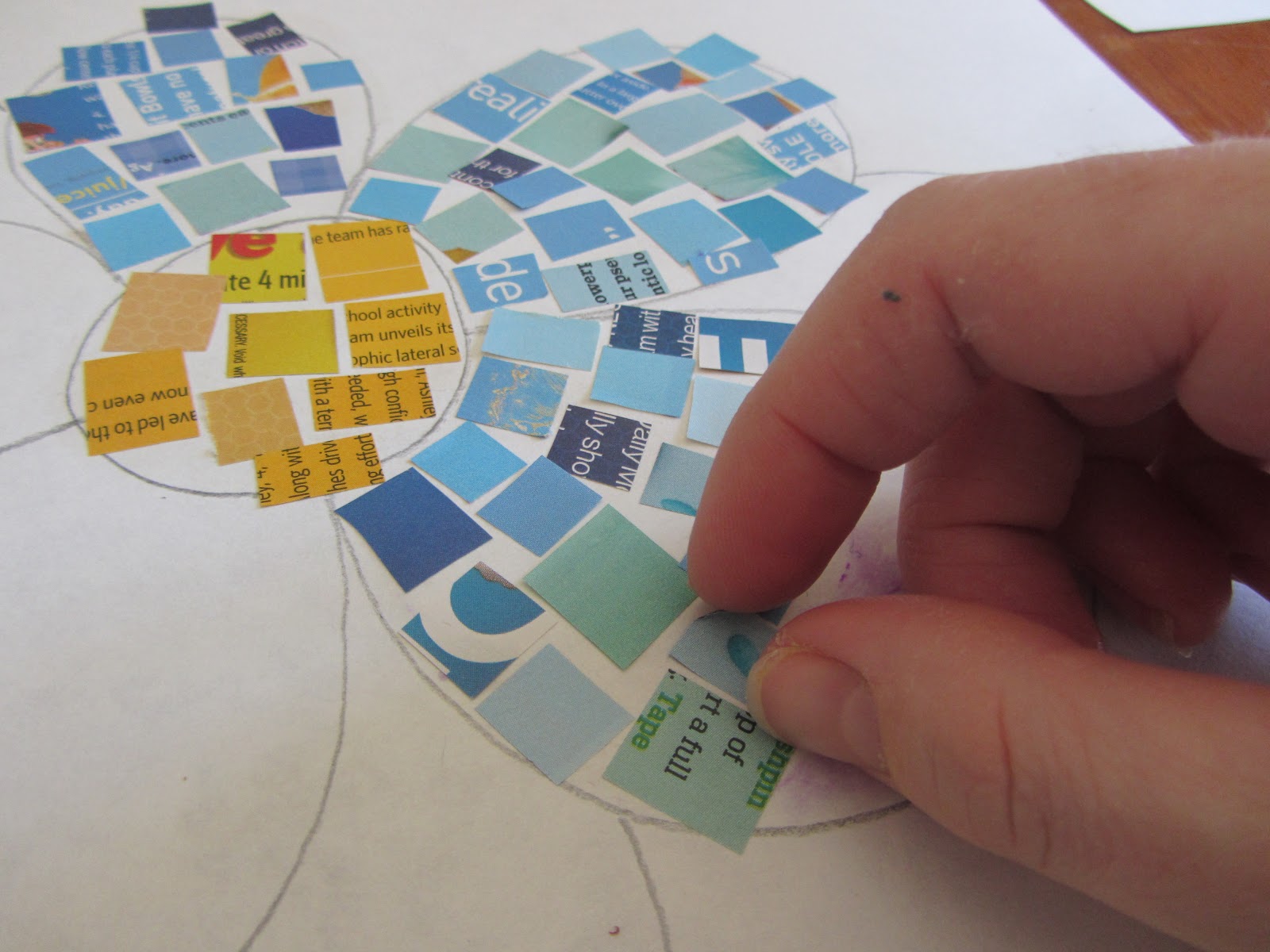 The Unlikely Homeschool: Greece Unit: Magazine Clipping Mosaics