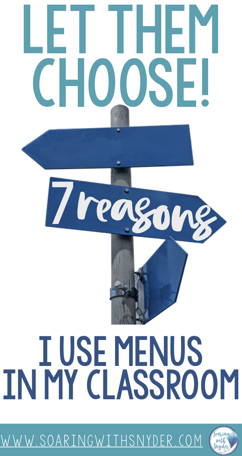 Let THEM choose! Seven Reasons I Use Menus in My Classroom - Soaring ...