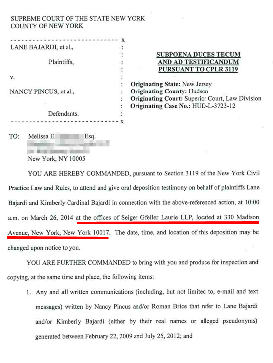 "They can't pursue witnesses in another state?"