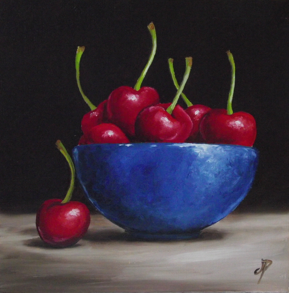 Jane Palmer Fine Art: Cherry bowl