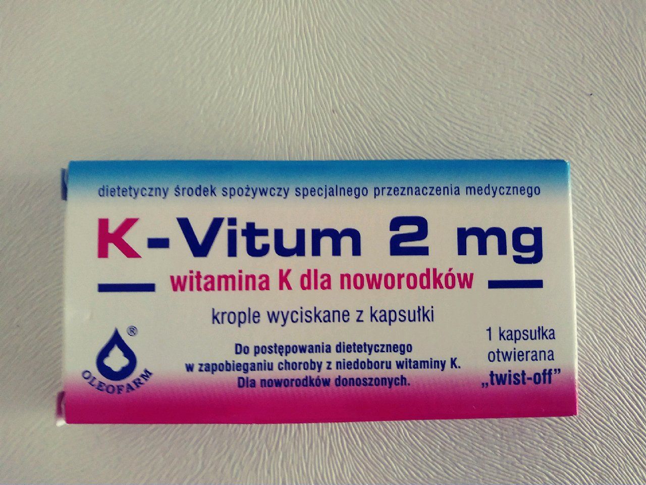 Tabletkarnia : Witamina K u noworodków - nowe rekomendacje