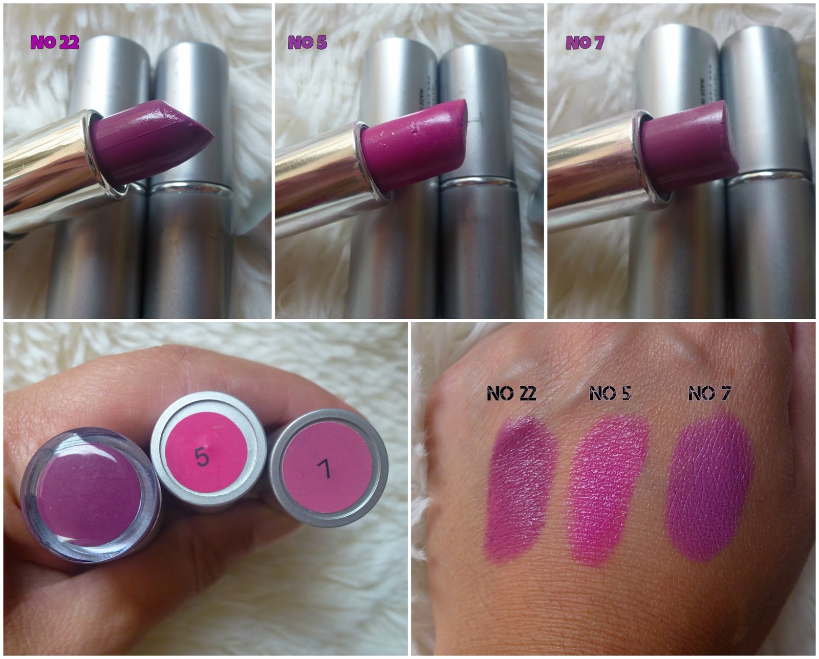 Melina 7 Makeup: BeautyLine Cosmetics Lipsticks Review + Swatches