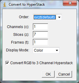 My imageJ: เมนู Image with ImageJ [ตอนที่ 47] Hyperstacks, สร้างแปลง ...