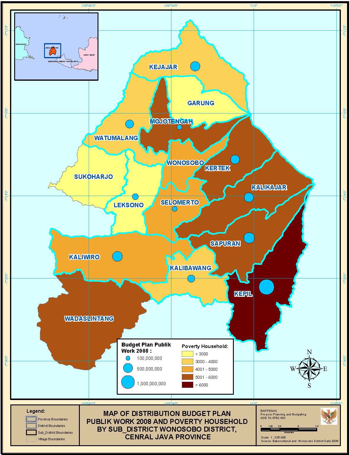 Download Peta Kabupaten Wonosobo Images