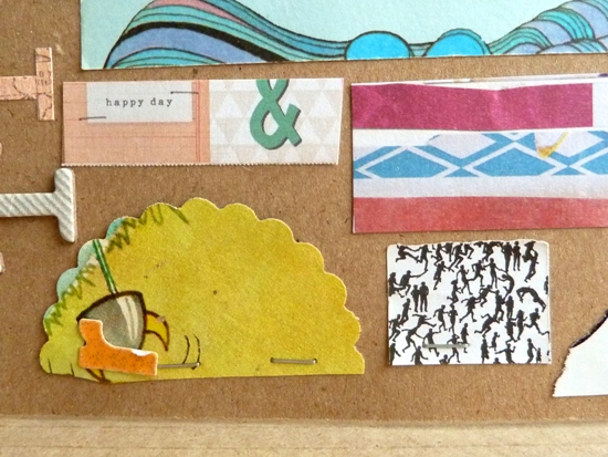 notes on paper: 'Art is Trash': scrapbooking with collage scraps