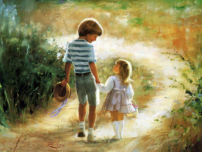 Beautiful Childhood Paintings by Donald Zolan - Fine Art and You