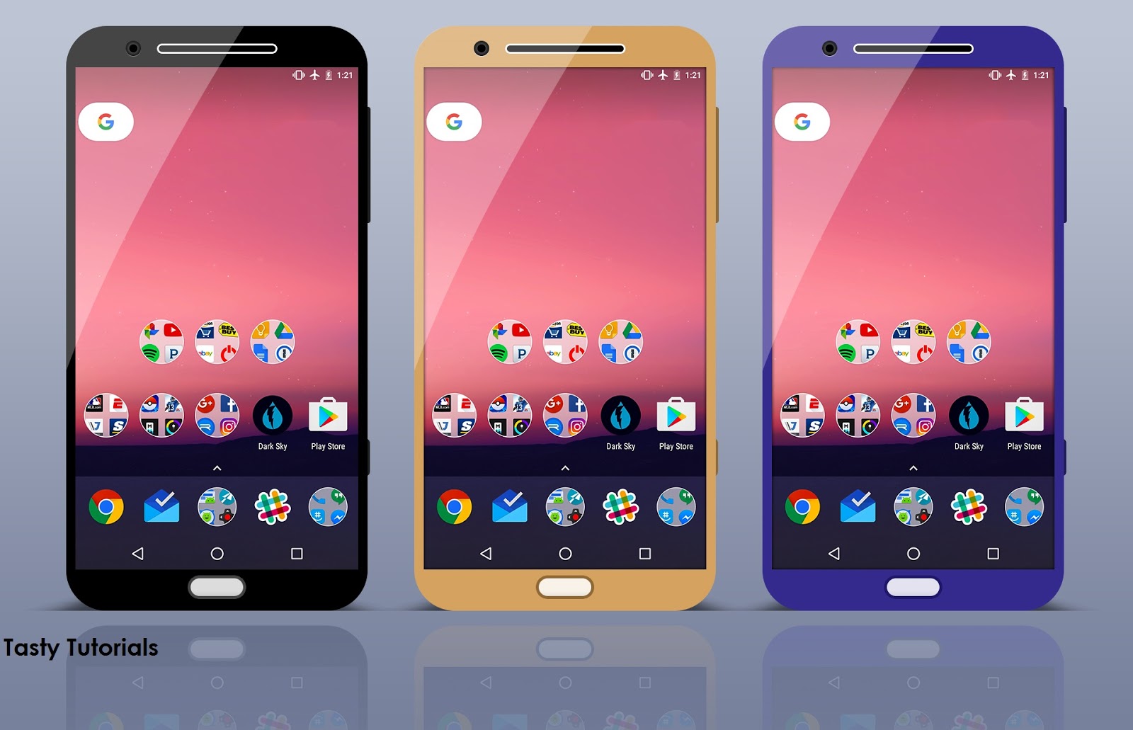 Creating Android Cell Phone In Photoshop CC - Tasty Tutorials