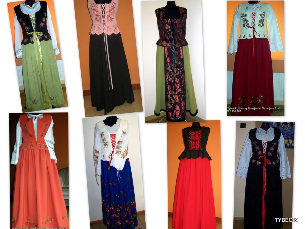 stroje góralskie: Tybecik - stroje góralskie, regionalne