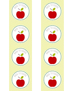 Back to School Cupcake Toppers