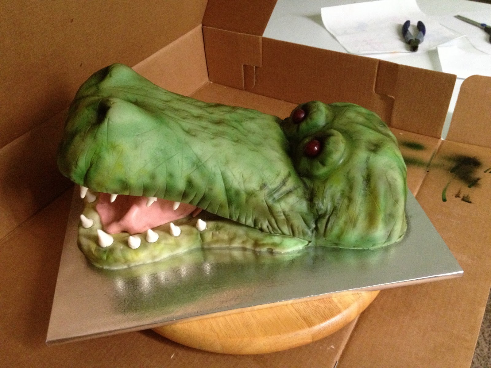 CakeCreated: Alligator Cake