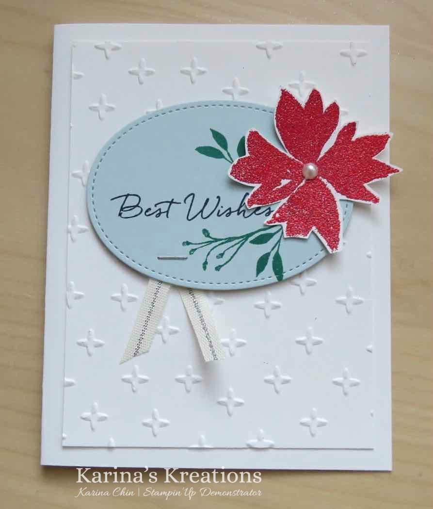 Stampin'up Stitched Shapes Framelits Card! - Karina Chin, Stampin' Up ...