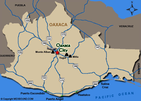 Oaxaca Mapa