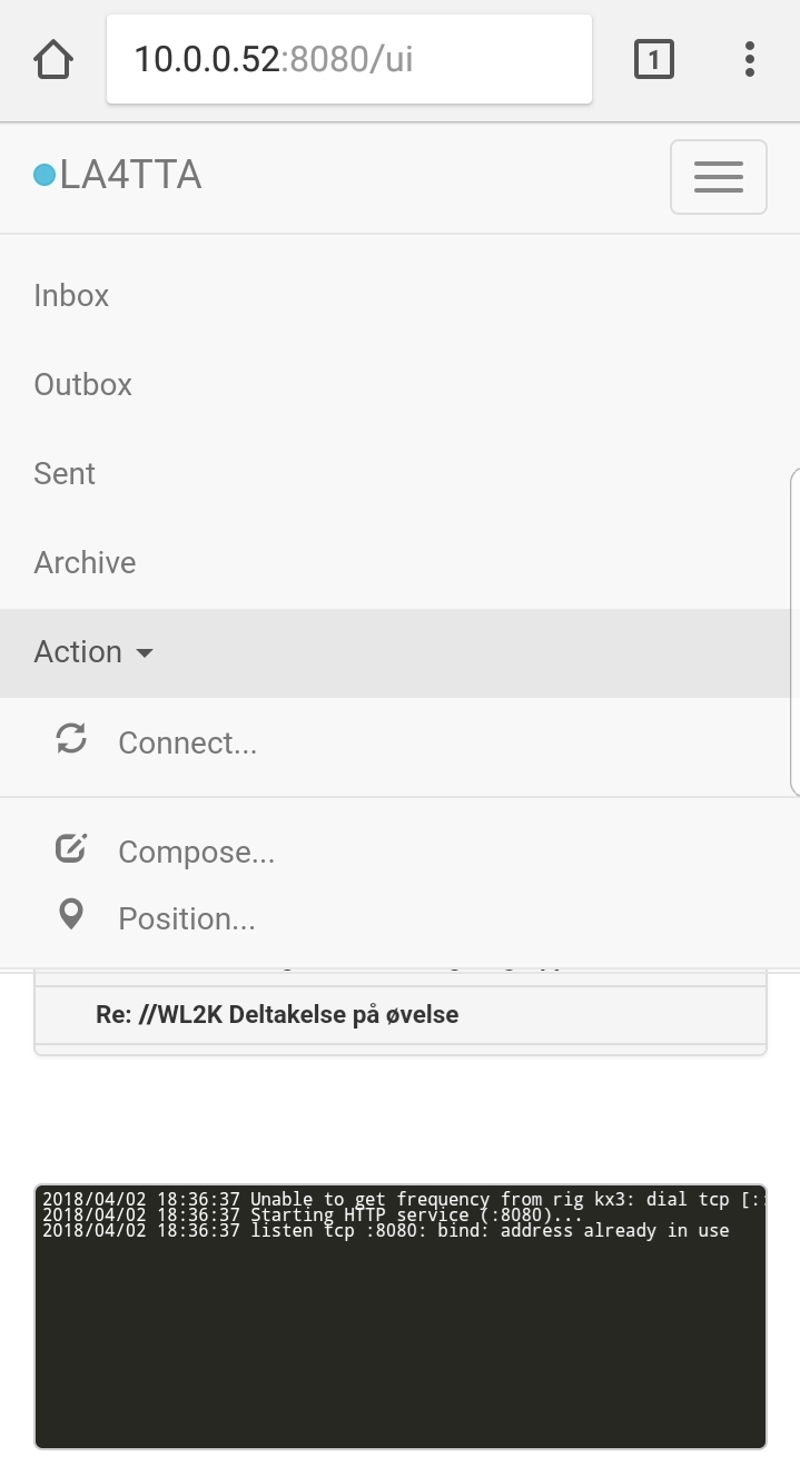 LA4TTA: Winlink on an Raspberry Pi Zero W