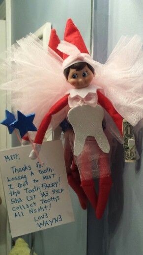 Little Lids Siobhan: Tooth fairy visit with elf on the shelf