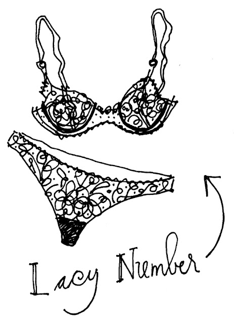 Alanna Cavanagh: Sketch: Lacy Number