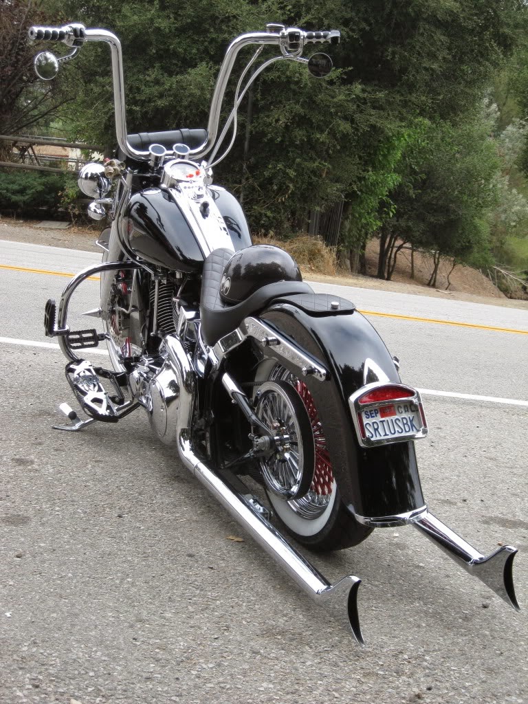 biker excalibur II: Fishtail headers Samson & Softail by H-D