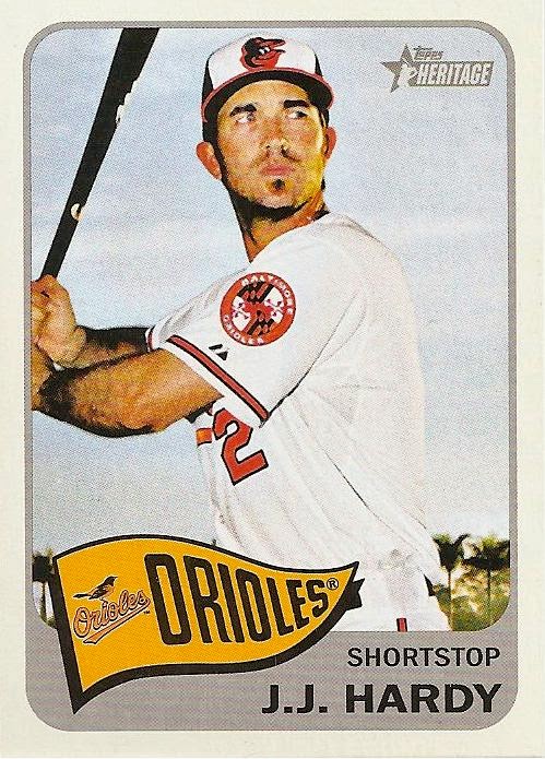 Orioles Card "O" the Day: J. J. Hardy, 2014 Topps Heritage #410