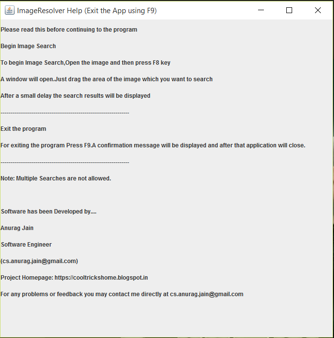 Advance Programs and Tricks in Java: Search inside your images using Java