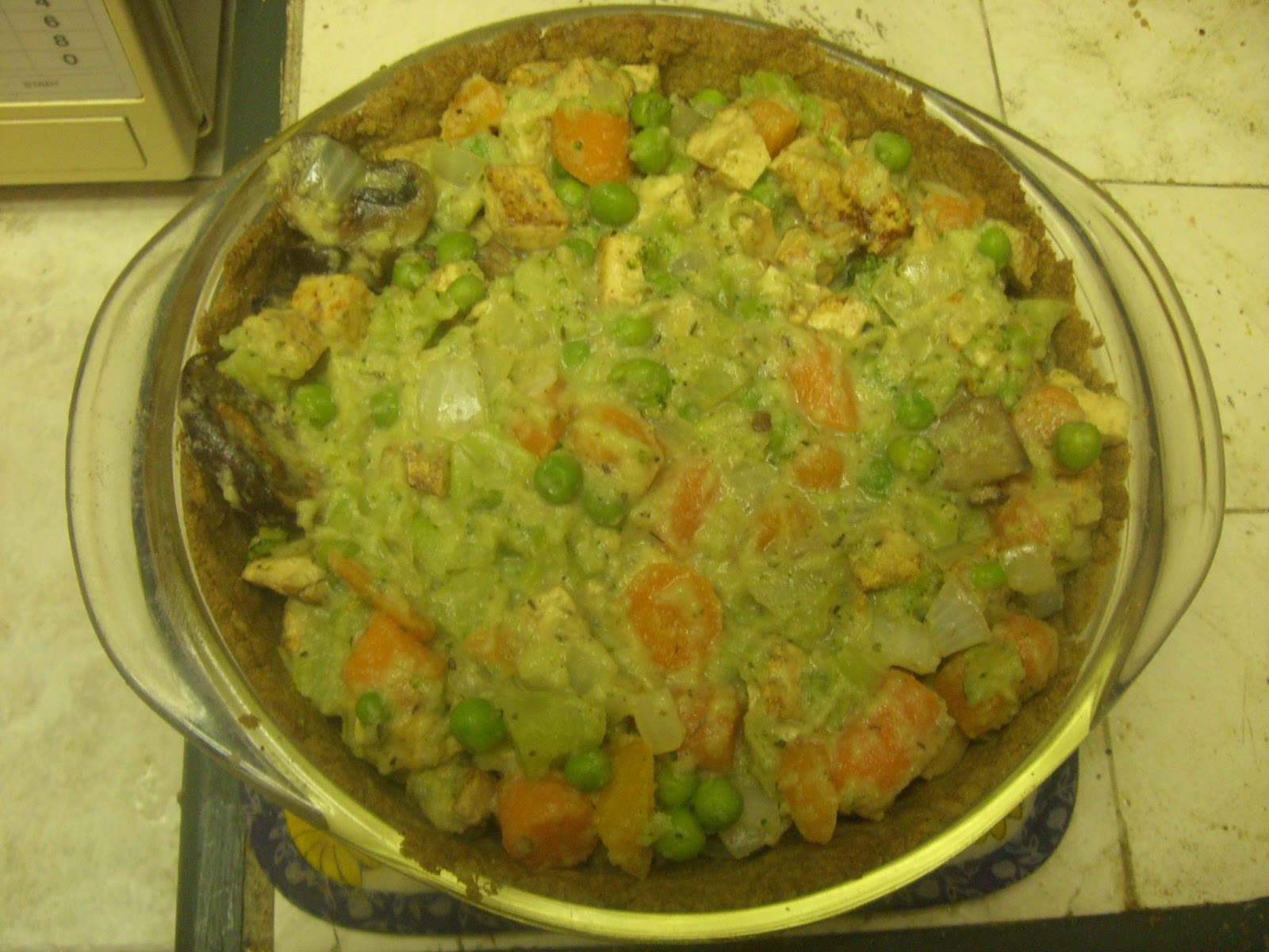 AfroVeganChick: Vegan Deep Dish Tofu & Vegetable Casserole