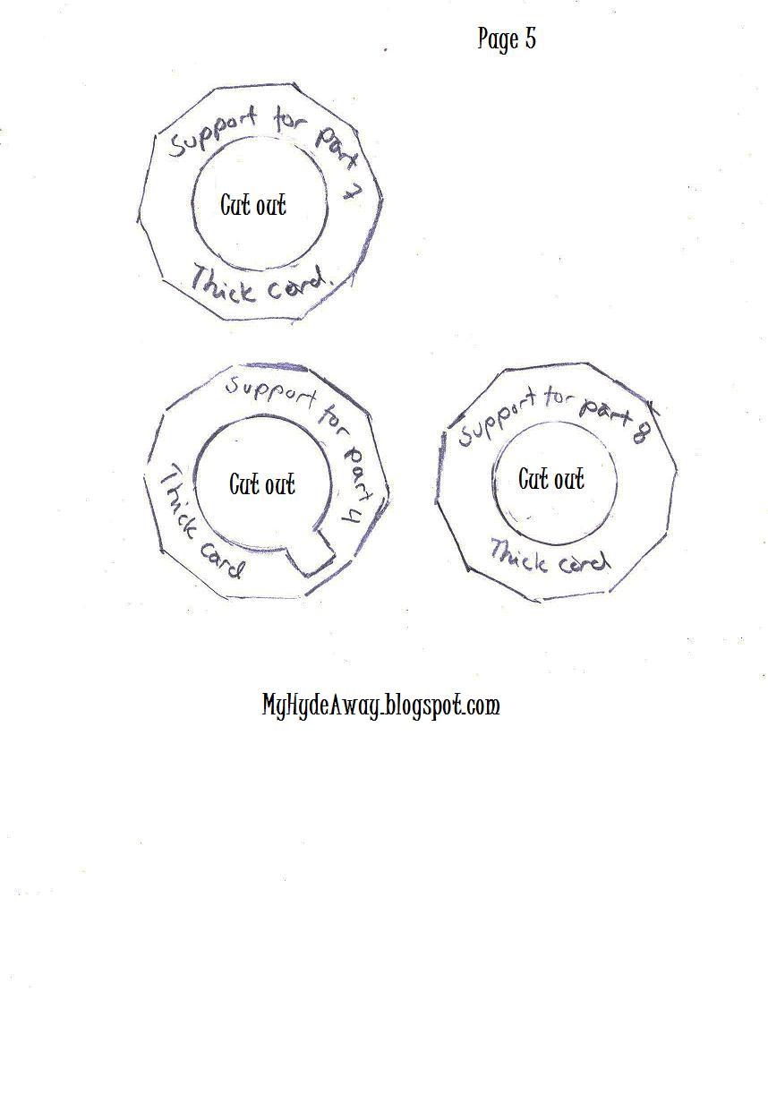 My Craft and Garden Tales: Crafting a Cryptex - tutorial with template