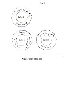 My Craft and Garden Tales: Crafting a Cryptex - tutorial with template