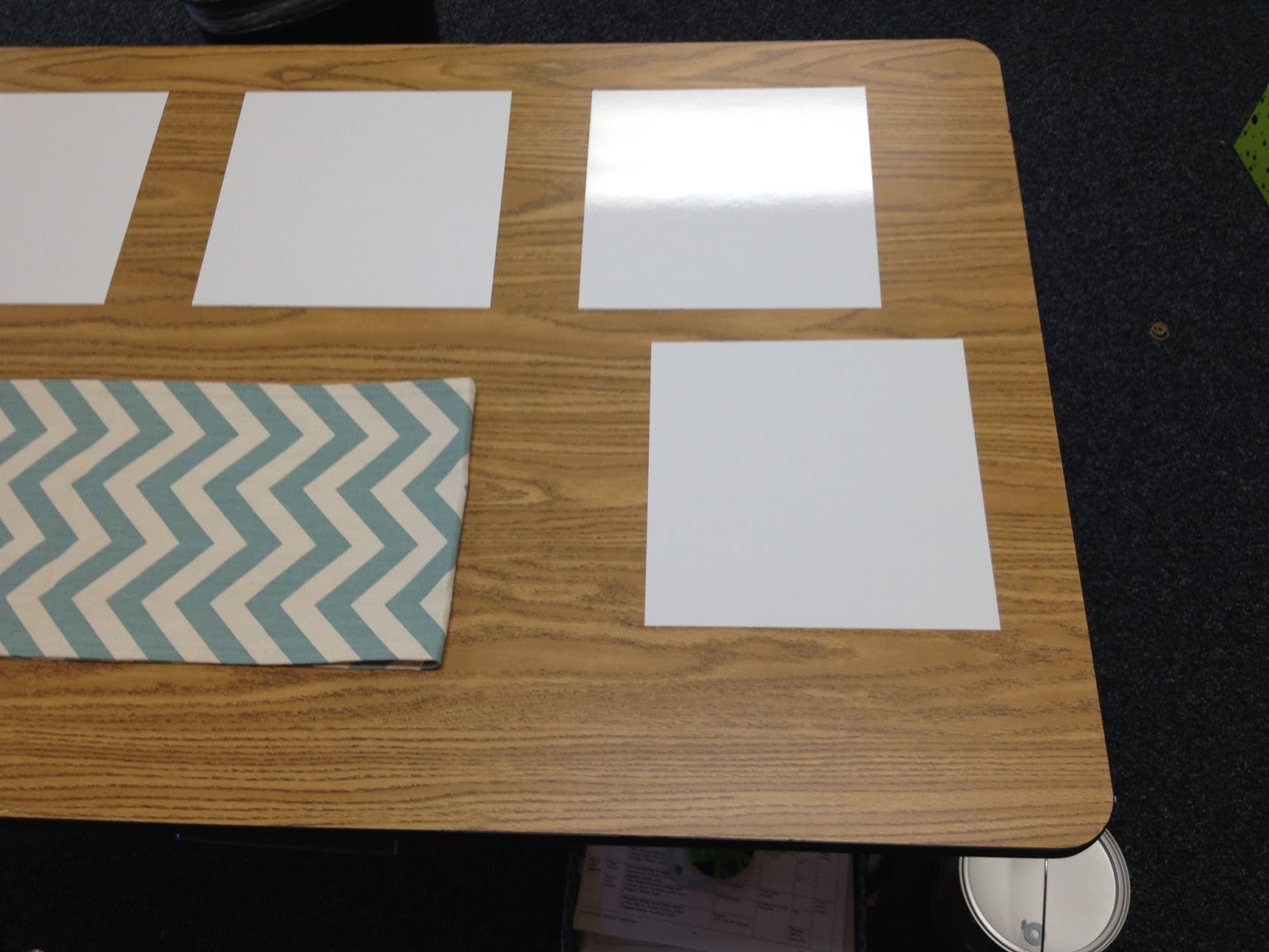 Ms.M's Blog: Monday Made It: Write and Wipe Table Spots