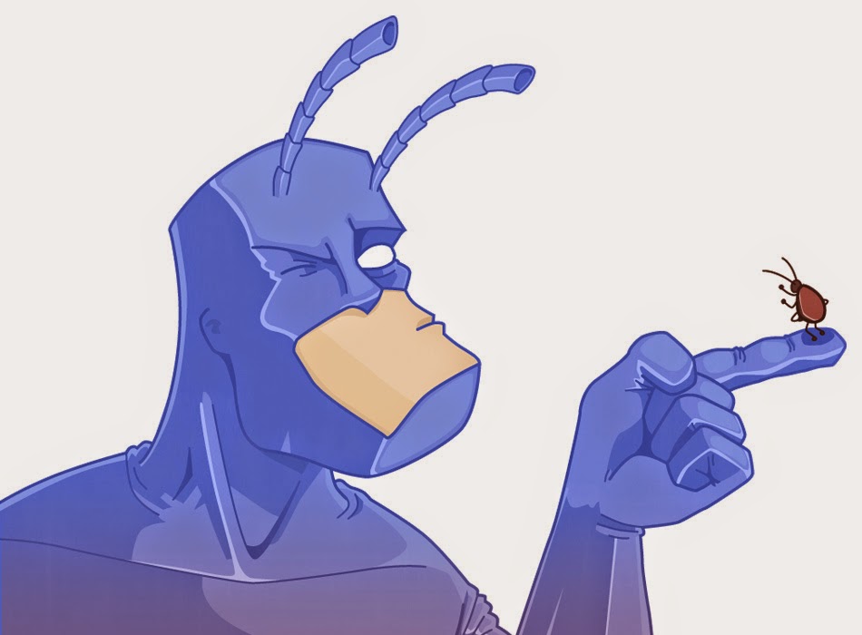 comic cartoons: The Tick