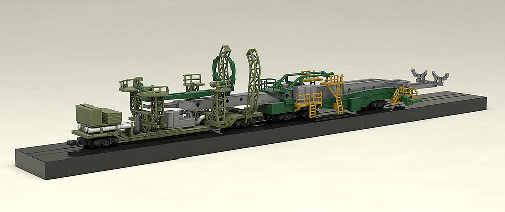 Kampfgruppe 1/144: 1/150 Plastic Model Soyuz Rocket & Transport Train ...