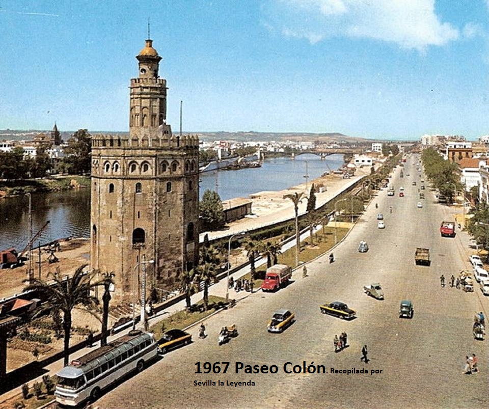 Sevilla la Leyenda: PASEANDO POR SEVILLA. "Paseo Colón"