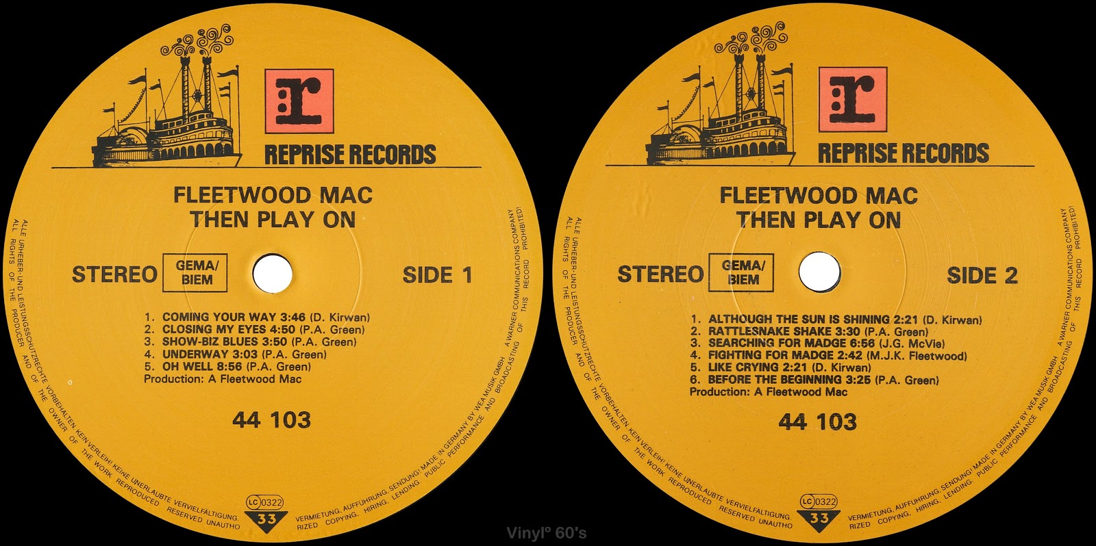 1969 Then Play On - Fleetwood Mac - Rockronología