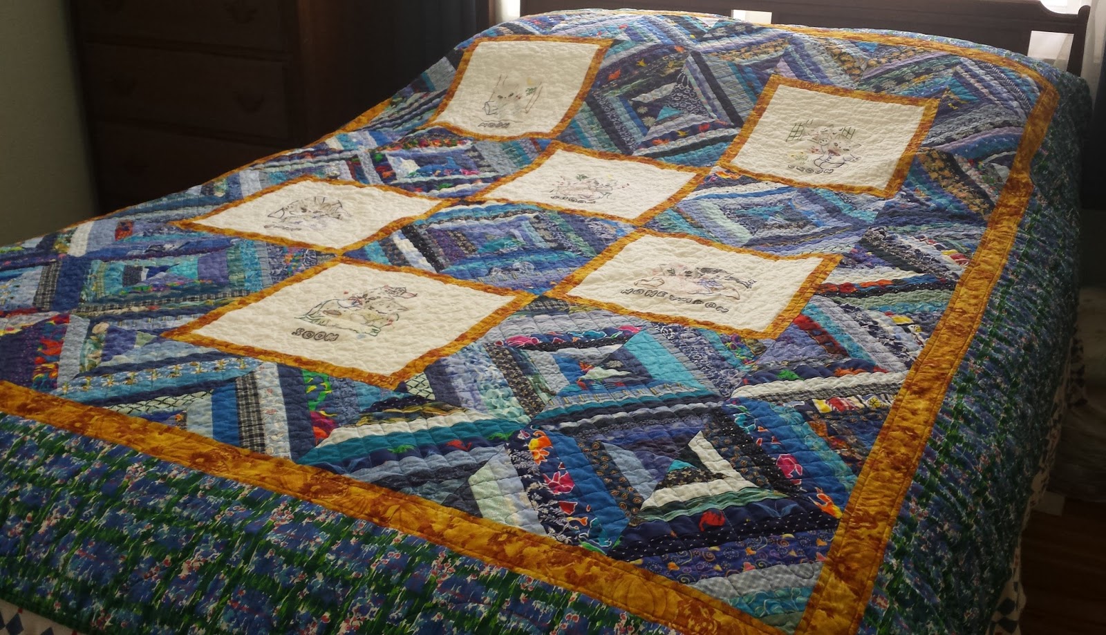 Kristin's Sewing Bits and Bobs: Nancy's Quilt, Finished