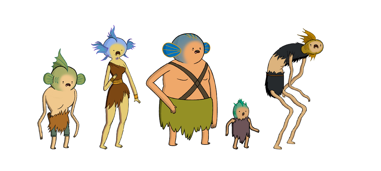 Adventure Time Fish People