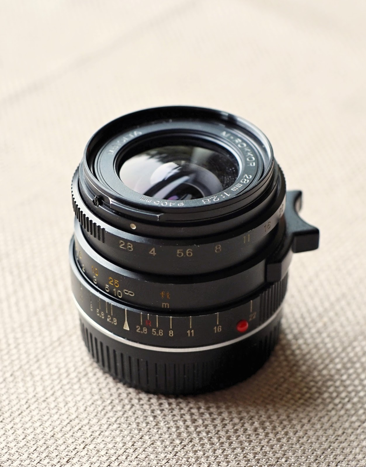 Minolta m-rokkor 28mm: The lens I sold but bought back again.